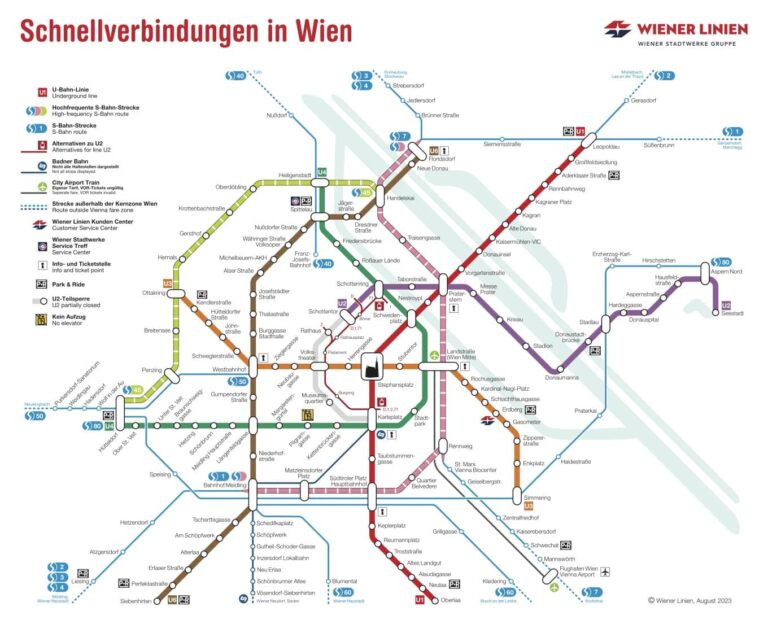 Metro in Vienna (Subway or U-bahn) - Everything about Vienna